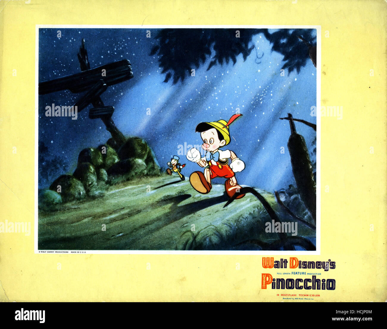 PINOCCHIO, from left, Jiminy Cricket, Pinocchio, 1940, ©Walt Disney ...