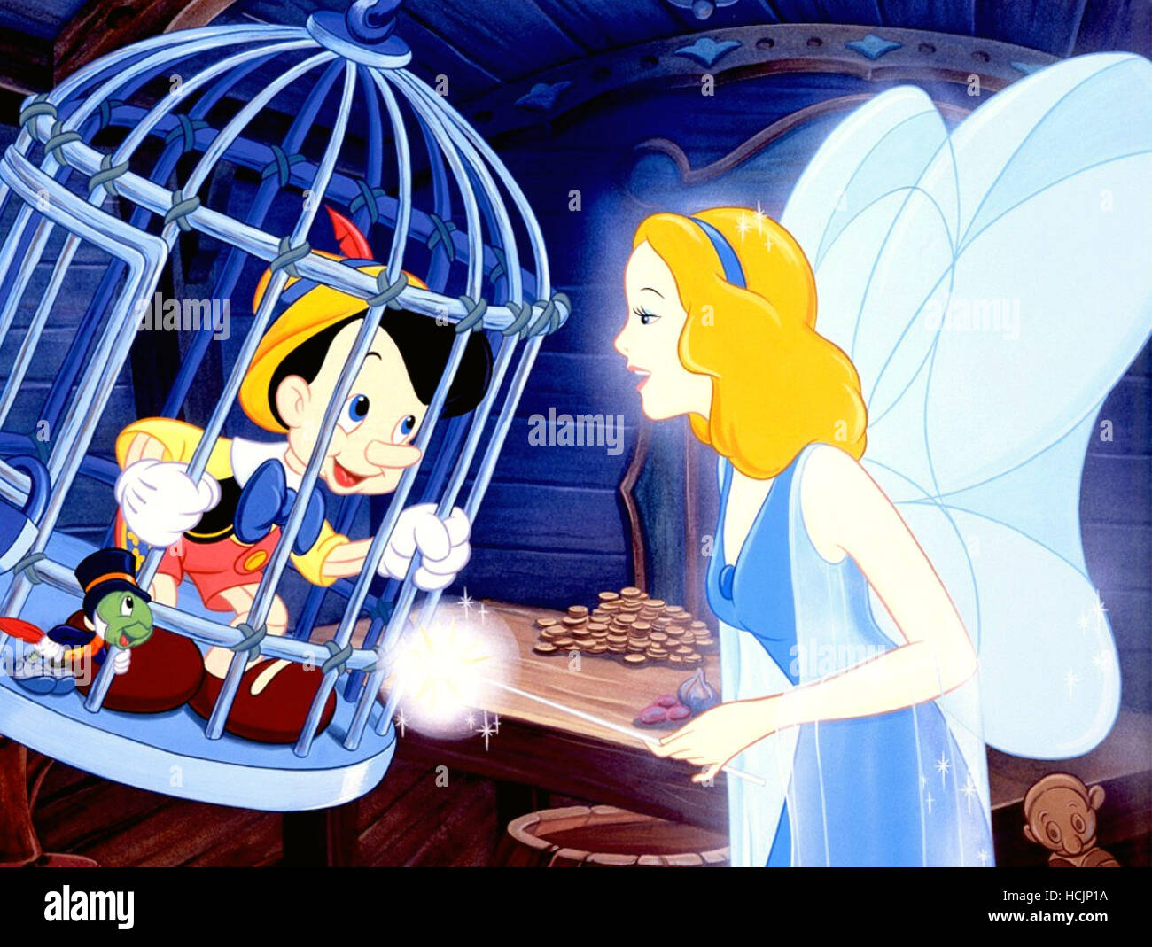 PINOCCHIO, Jiminy Cricket (voice: Cliff Edwards), Pinocchio (voice ...