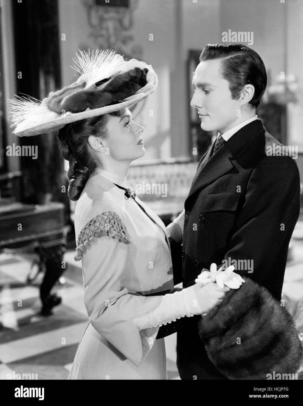 THE PICTURE OF DORIAN GRAY, Donna Reed, Hurd Hatfield, 1945 Stock Photo ...