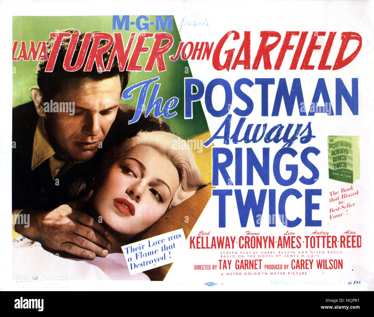THE POSTMAN ALWAYS RINGS TWICE, Lana Turner, John Garfield, 1946 ...