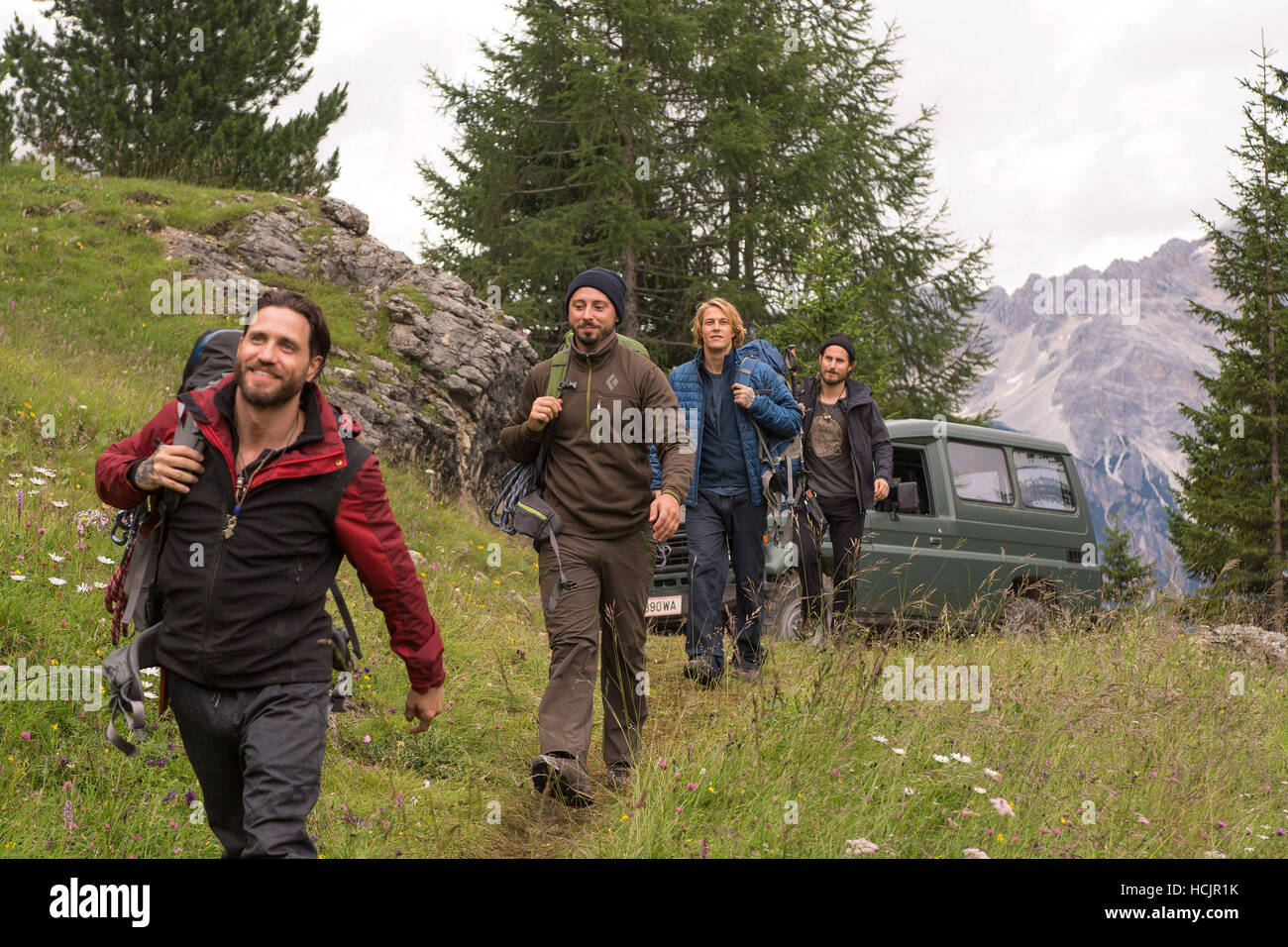 POINT BREAK, from left: Edgar Ramirez, Matias Varela, Luke Bracey ...