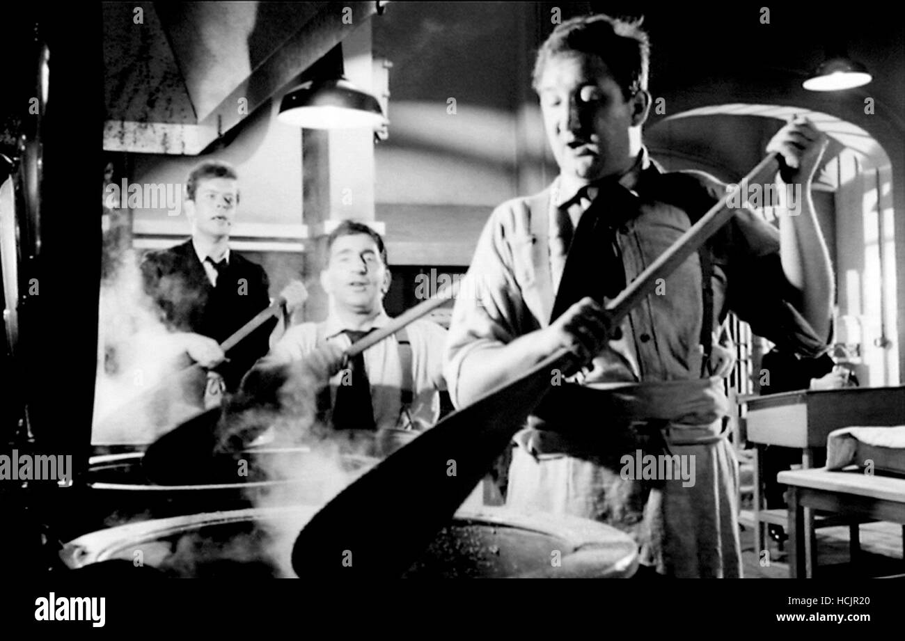 THE POT CARRIERS, from left: Paul Massie, Davy Kaye, Ronald Fraser ...