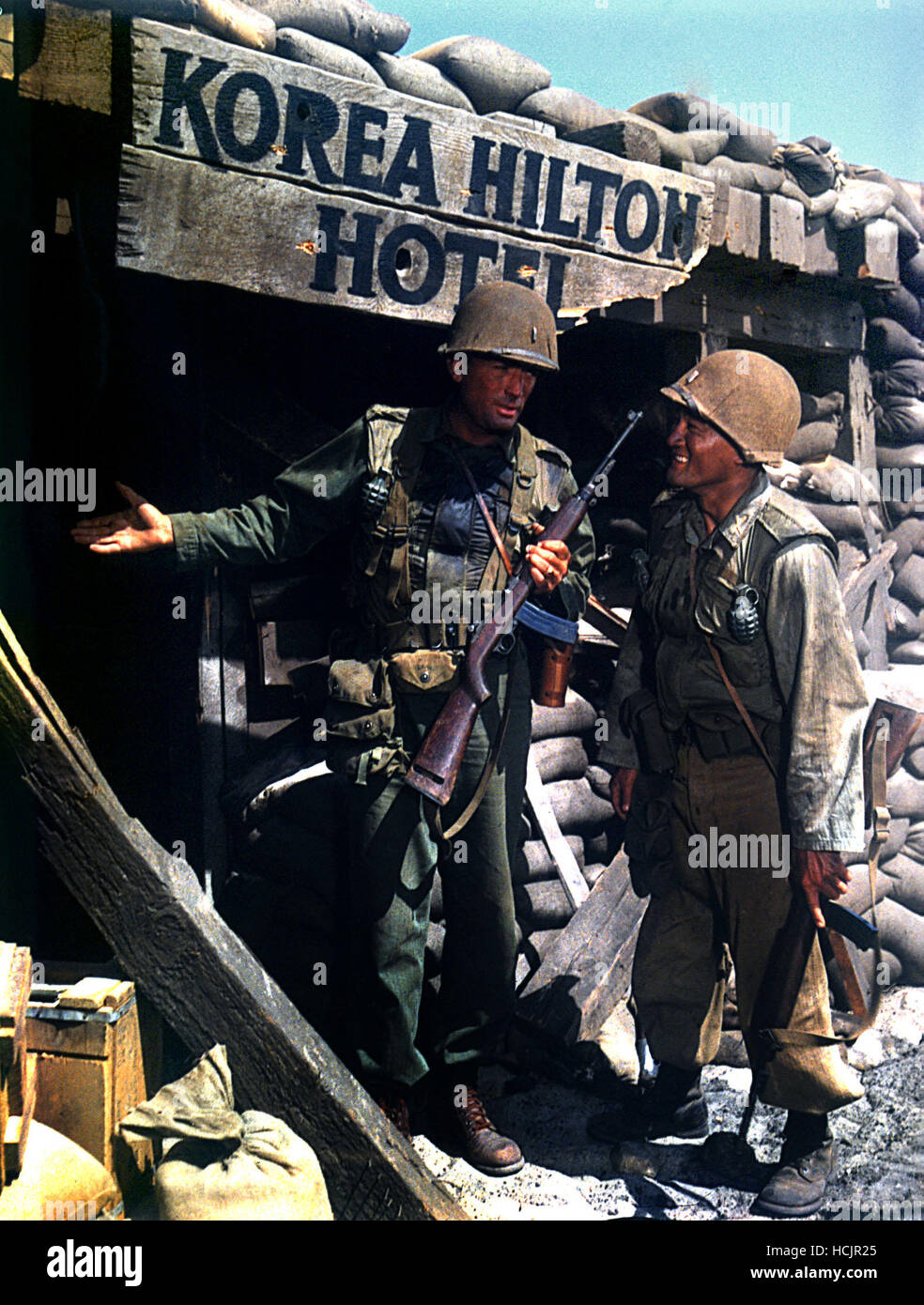 PORK CHOP HILL, Gregory Peck, George Shibata, 1959 Stock Photo - Alamy