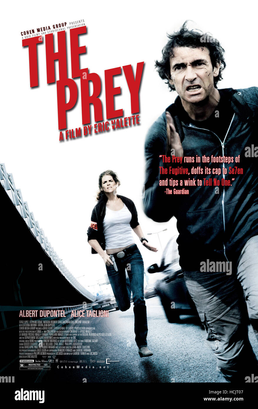 THE PREY, (aka LA PROIE), l-r: Alice Taglioni, Albert Dupontel on US ...
