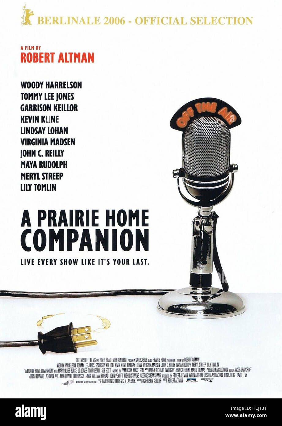 A PRAIRIE HOME COMPANION, festival poster, 2006. ©Picturehouse/courtesy ...