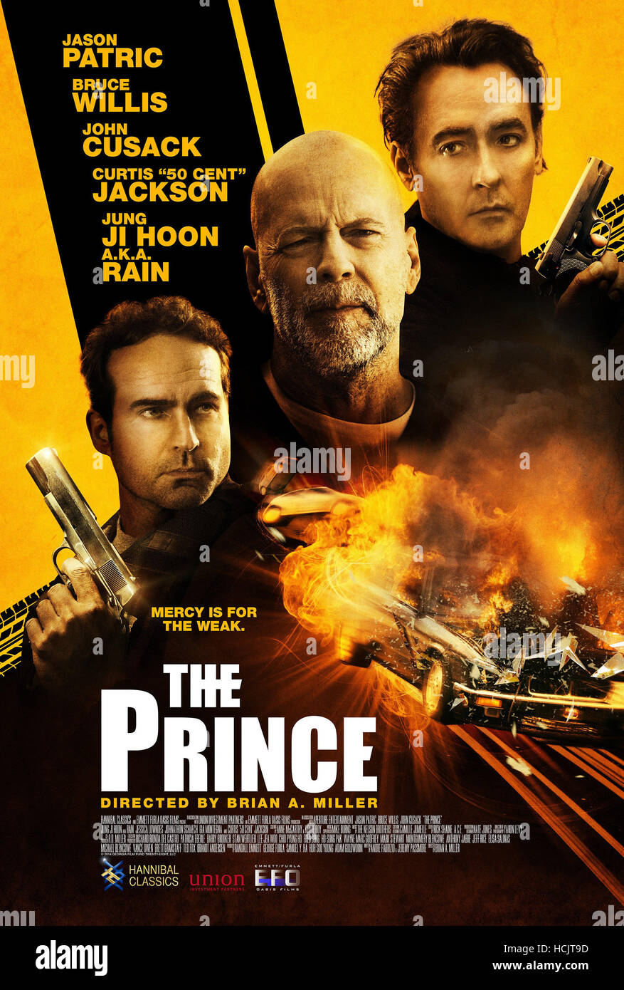 THE PRINCE, international poster, l-r: Jason Patric, Bruce Willis, John Cusack, 2014. ©Lionsgate ...