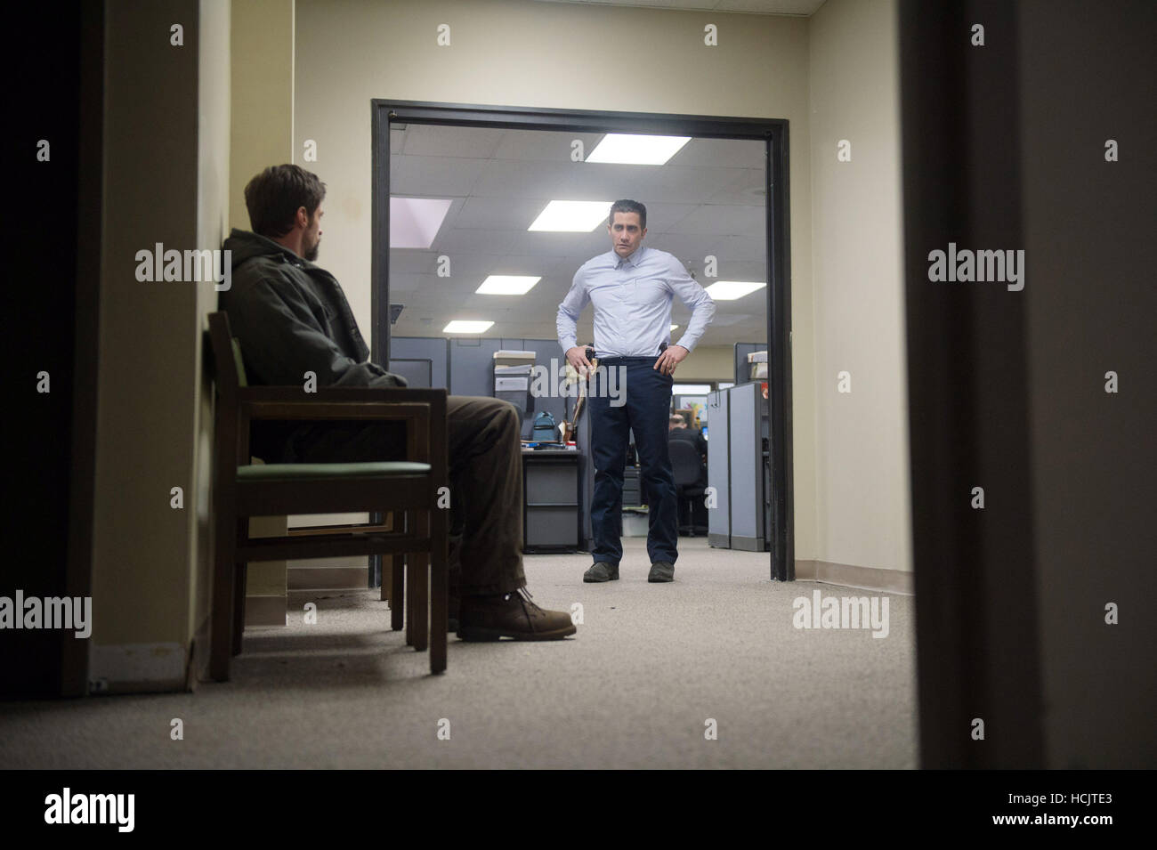 PRISONERS, from left: Hugh Jackman, Jake Gyllenhaal, 2013. ph: Wilson ...