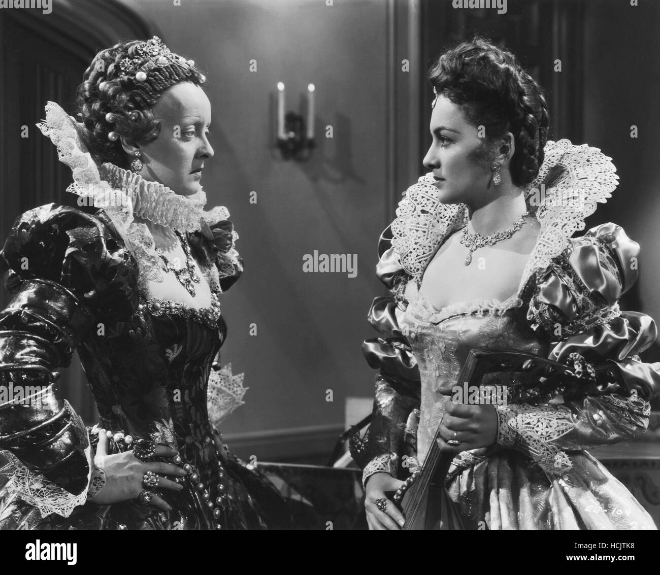 THE PRIVATE LIVES OF ELIZABETH AND ESSEX, from left: Bette Davis as ...