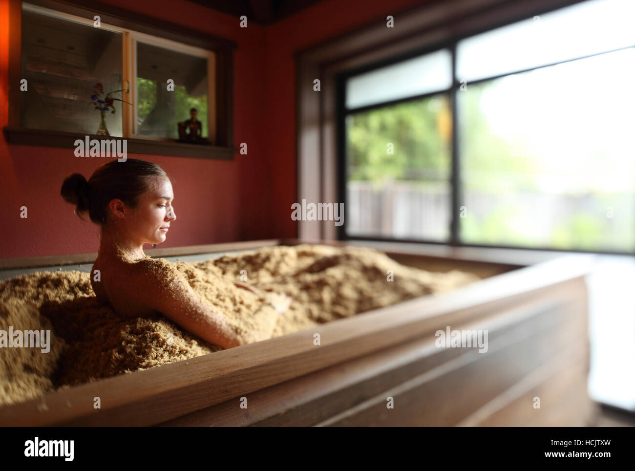 An Enzyme Bath Therapy At Osmosis Day Spa Sanctuary In Freestone