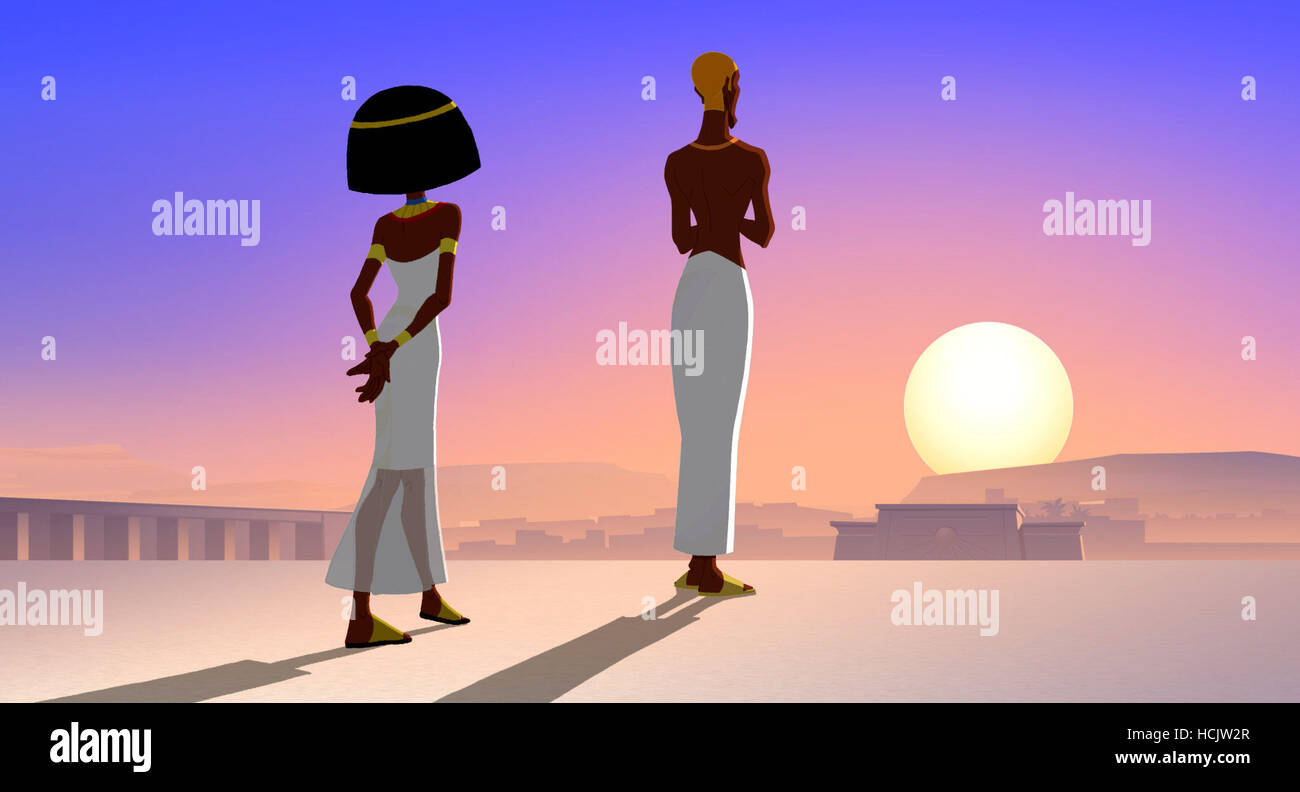 PRINCESS OF THE SUN, (aka LA REINE SOLEIL), from left: Akhesa, Thout ...