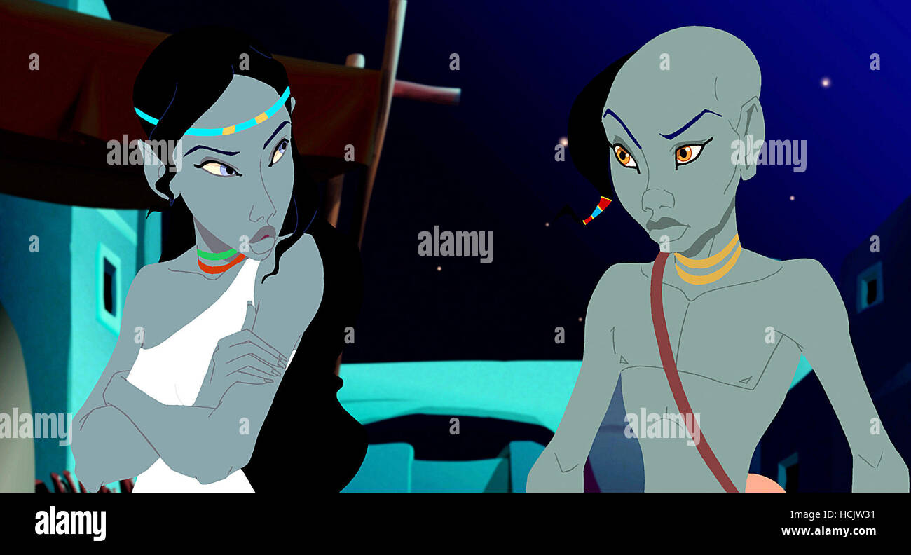 PRINCESS OF THE SUN, (aka LA REINE SOLEIL), from left: Akhesa, Thout ...