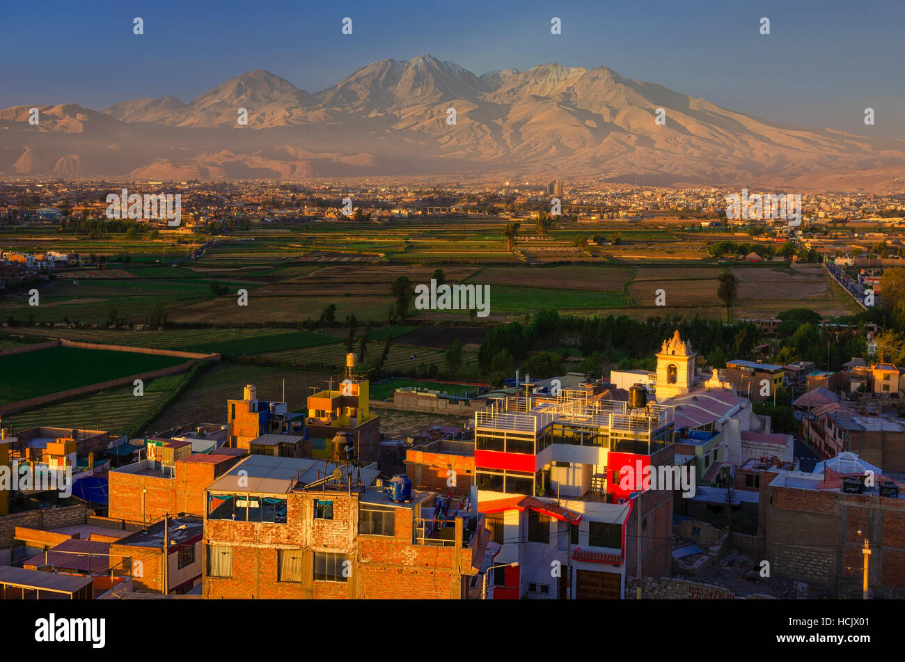 The Sachaca district is one of Arequipa's district in Peru Stock Photo ...