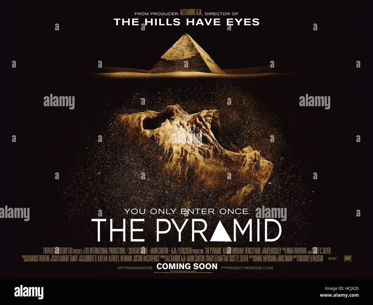 THE PYRAMID, British poster art, 2014. TM and Copyright ©20th Century ...