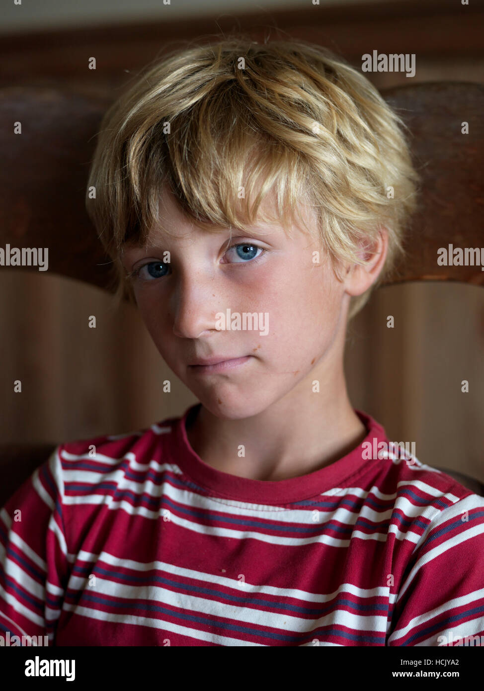 boy stares at camera Stock Photo - Alamy
