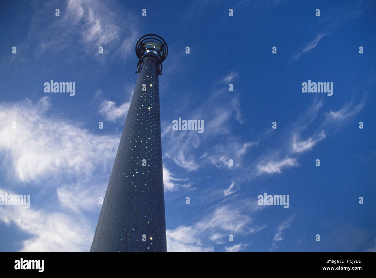 One of eight magnificent, 65-foot lighting towers, named "Hermes Towers ...
