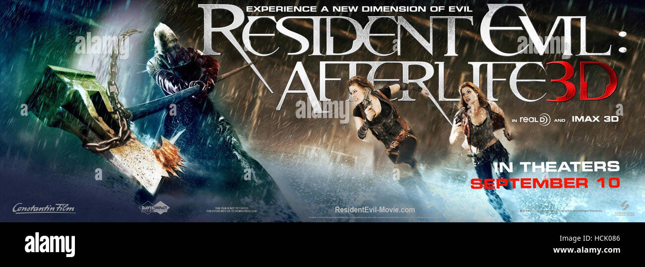 RESIDENT EVIL: AFTERLIFE, US poster art, Milla Jovovich, Ali Larter ...