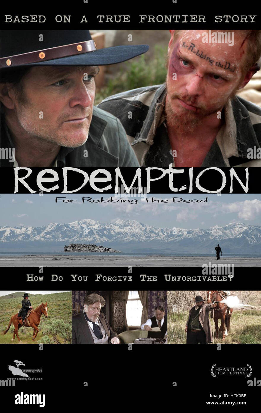 REDEMPTION: FOR ROBBING THE DEAD, advance US poster art, top from left ...