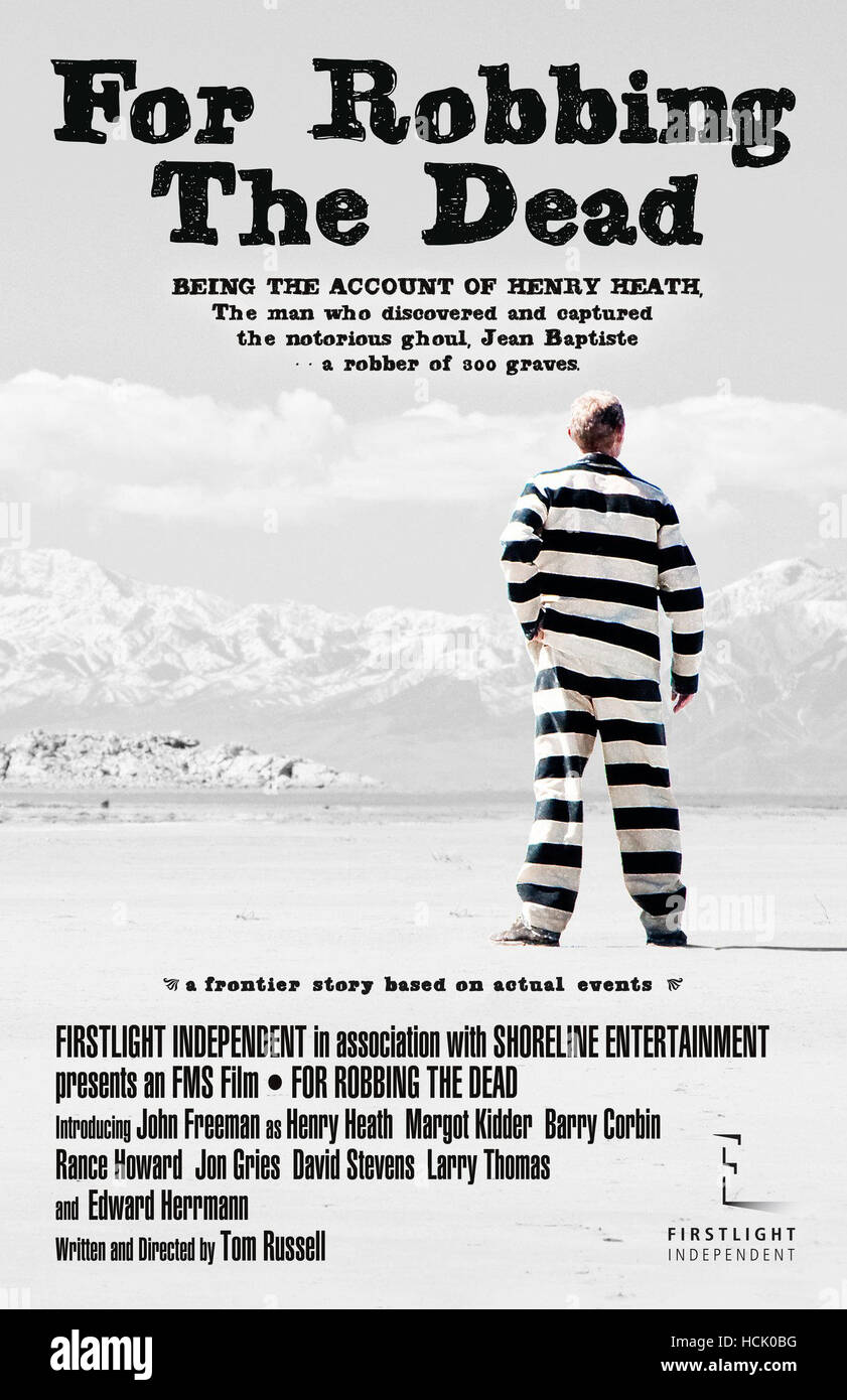 REDEMPTION: FOR ROBBING THE DEAD, advance US poster art, David Stevens ...