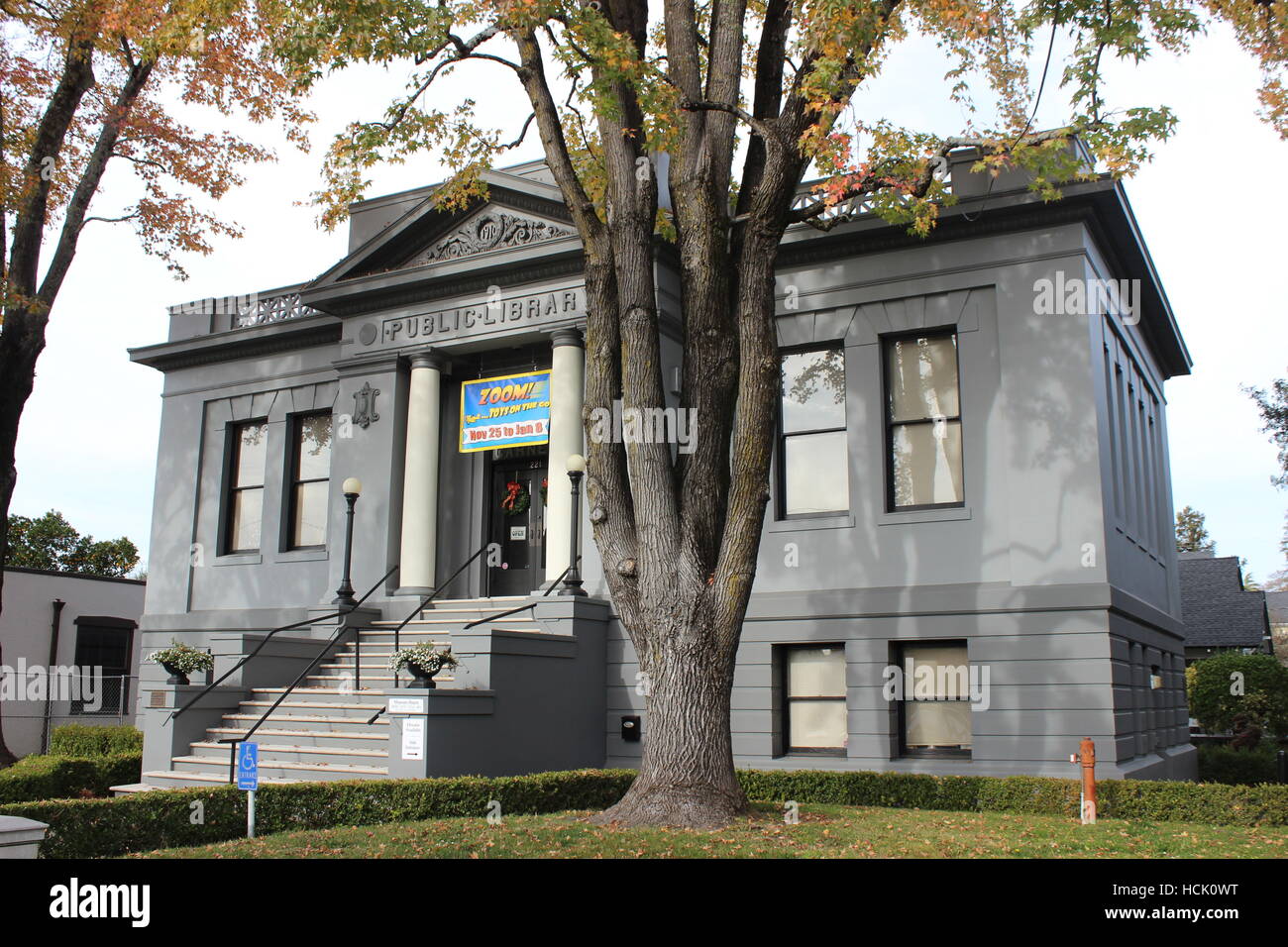 Healdsburg Museum, former Carnegie Library designed by Brainerd Jones ...