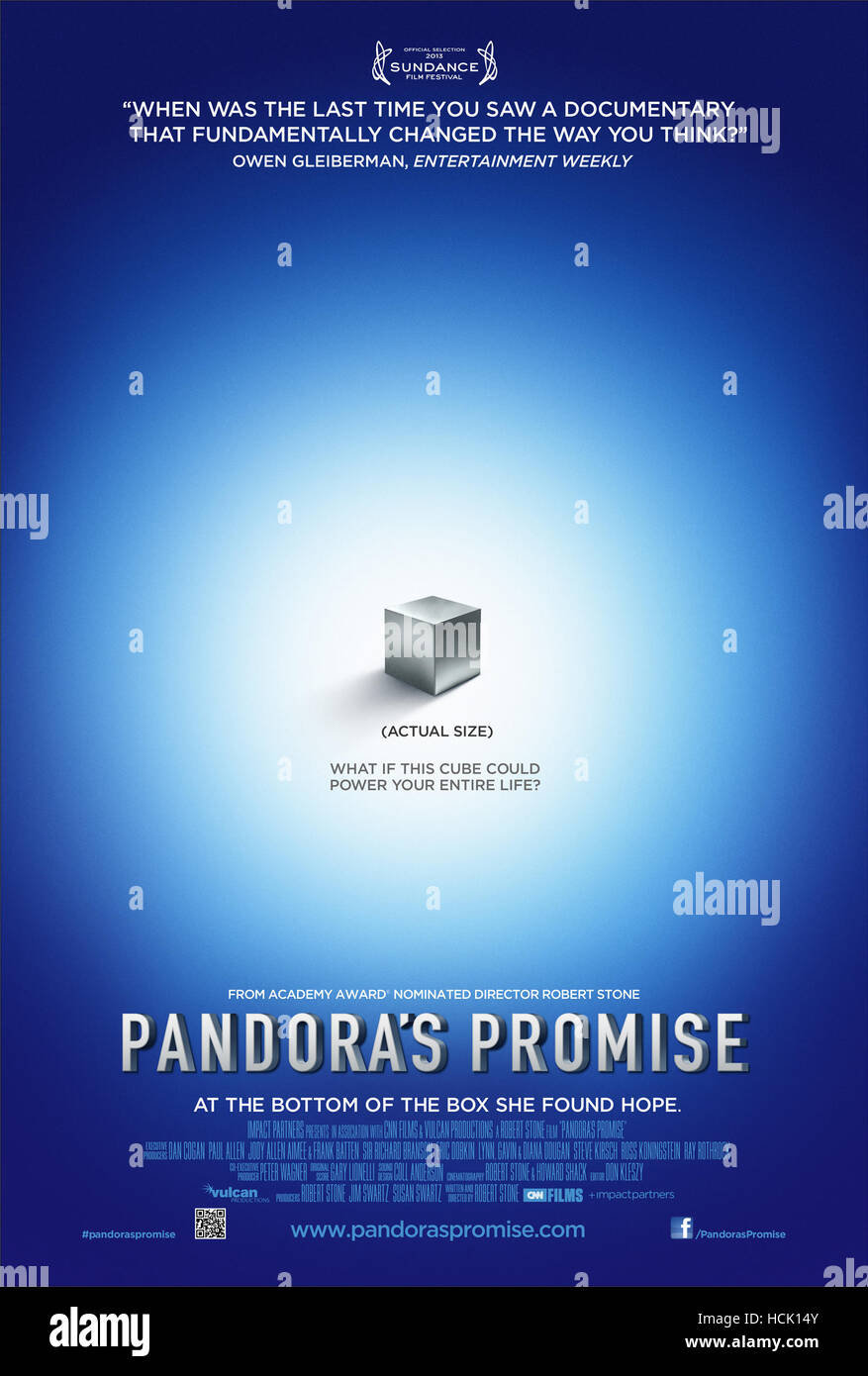 PANDORA'S PROMISE, poster art, 2013. ©CNN Films/Courtesy Everett ...
