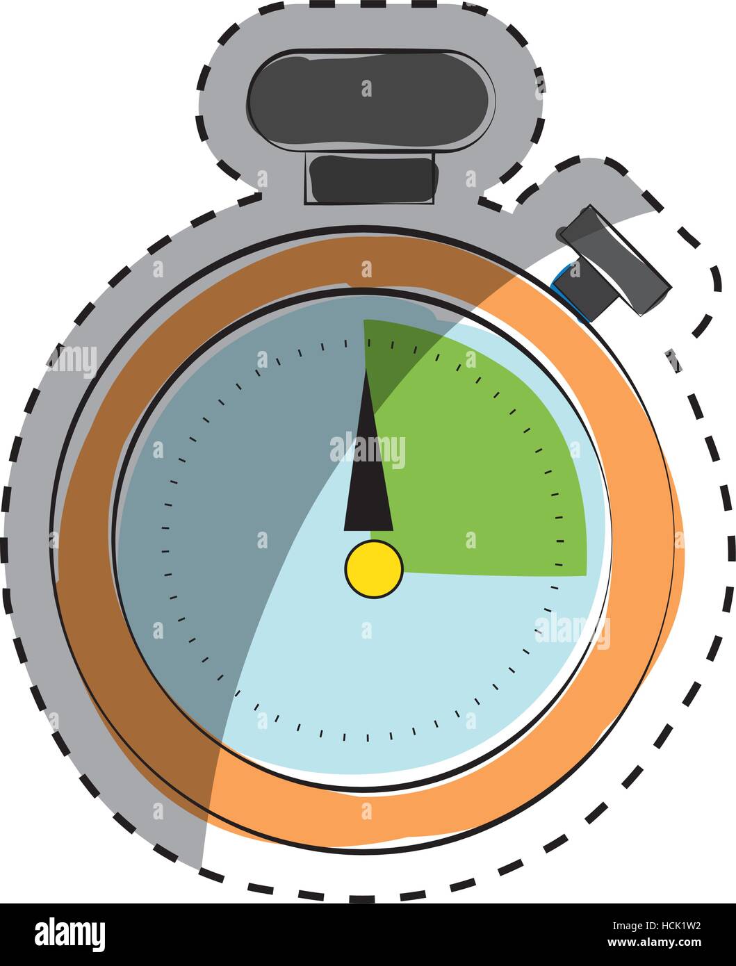 classic timer stopwatch Stock Vector Image & Art - Alamy