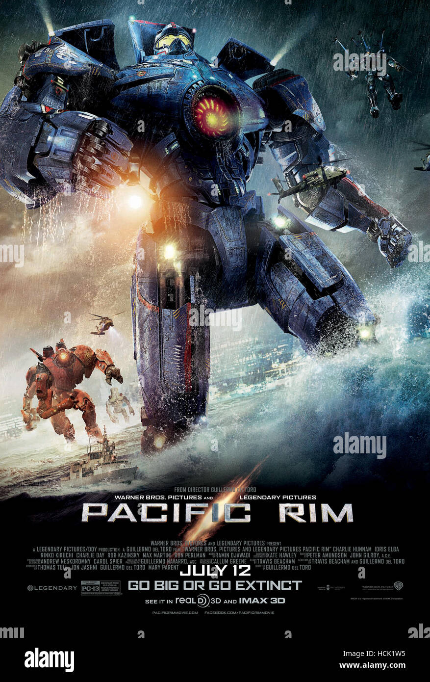 PACIFIC RIM, US poster art, 2013. ©Warner Bros./courtesy Everett ...