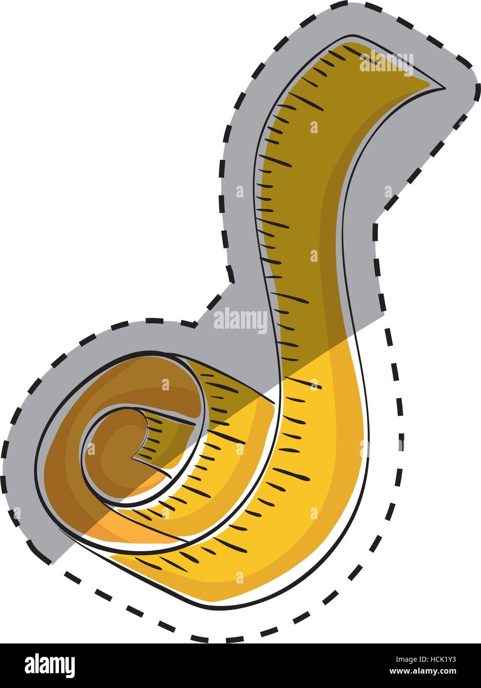 Tape measure measuring measurement measurements Stock Vector Images - Alamy