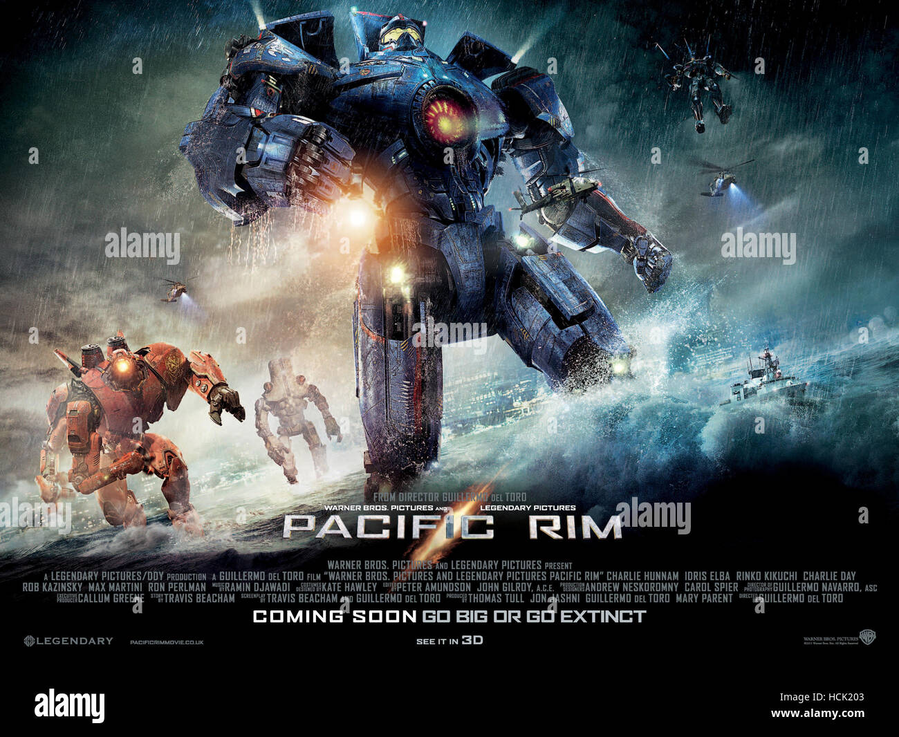 PACIFIC RIM, British poster art, 2013. ©Warner Bros. Pictures/courtesy ...