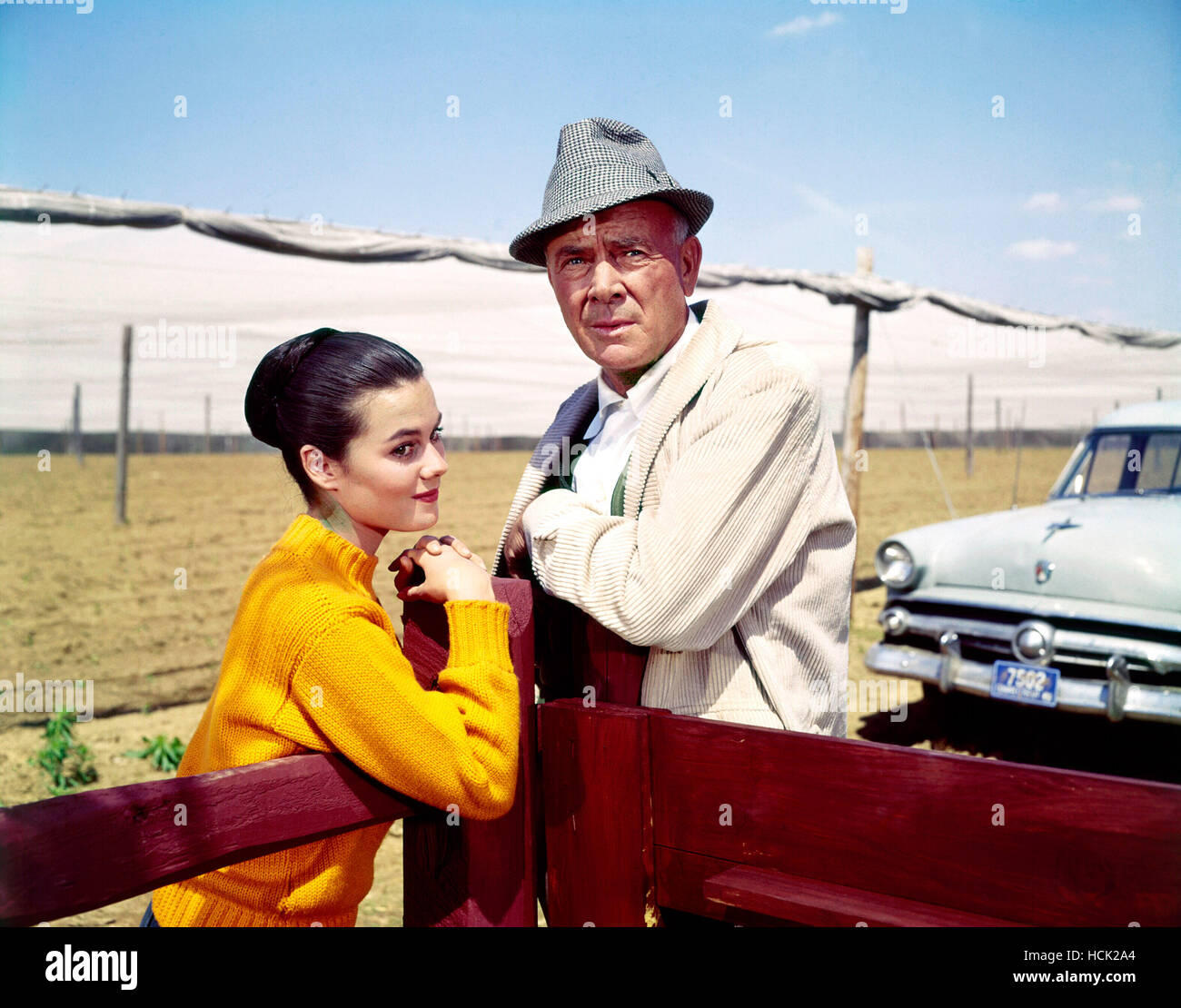 PARRISH, from left: Sharon Hugueny, Dean Jagger, 1961 Stock Photo - Alamy