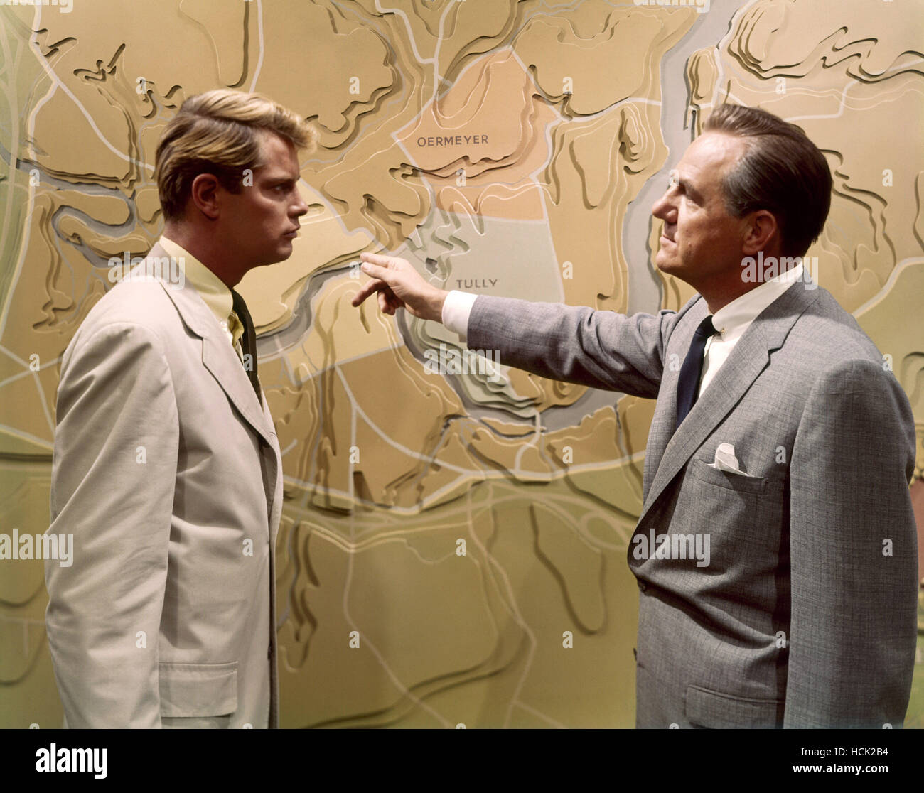 PARRISH, from left: Troy Donahue, Karl Malden, 1961 Stock Photo - Alamy