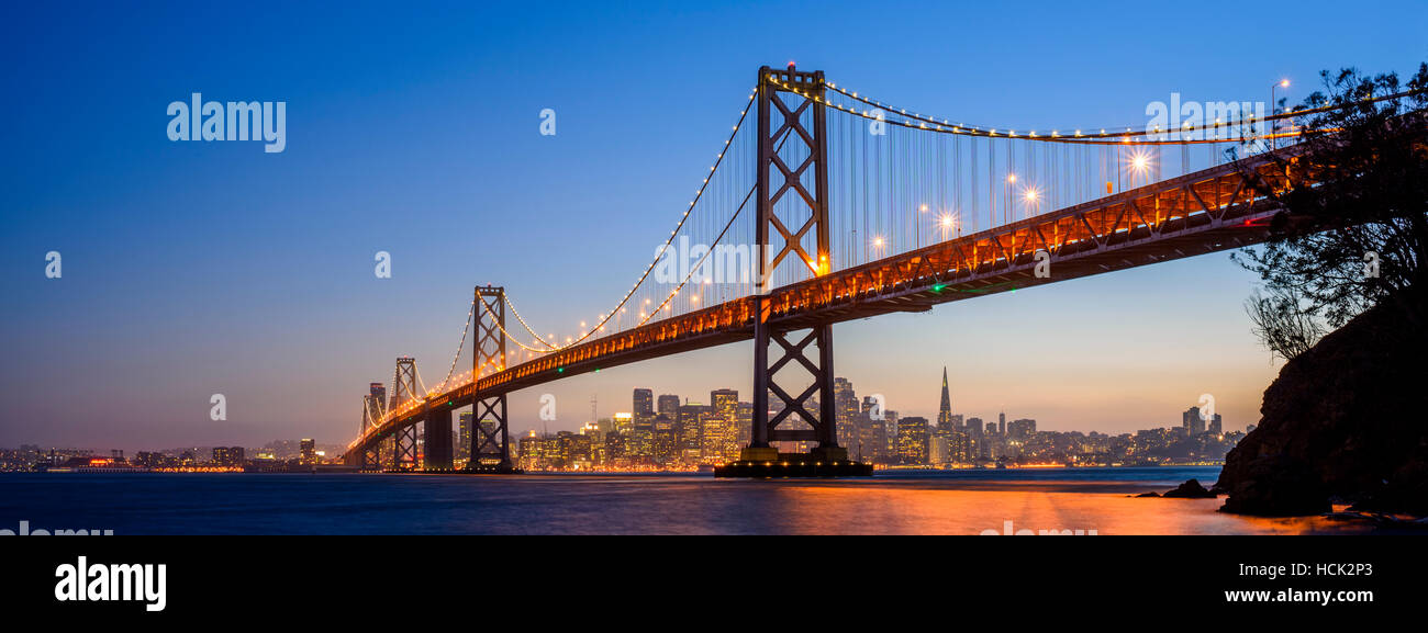 The Bay Bridge and San Francisco Stock Photo - Alamy