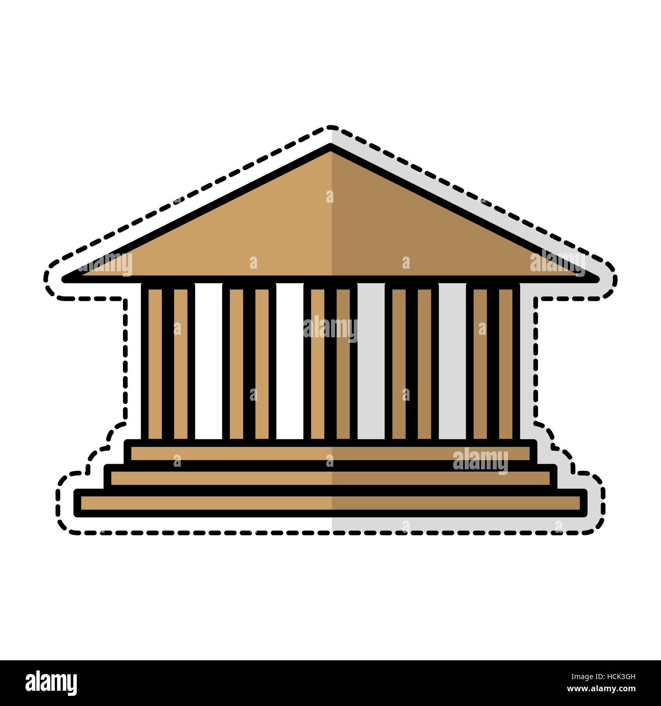 academic building icon Stock Photo - Alamy