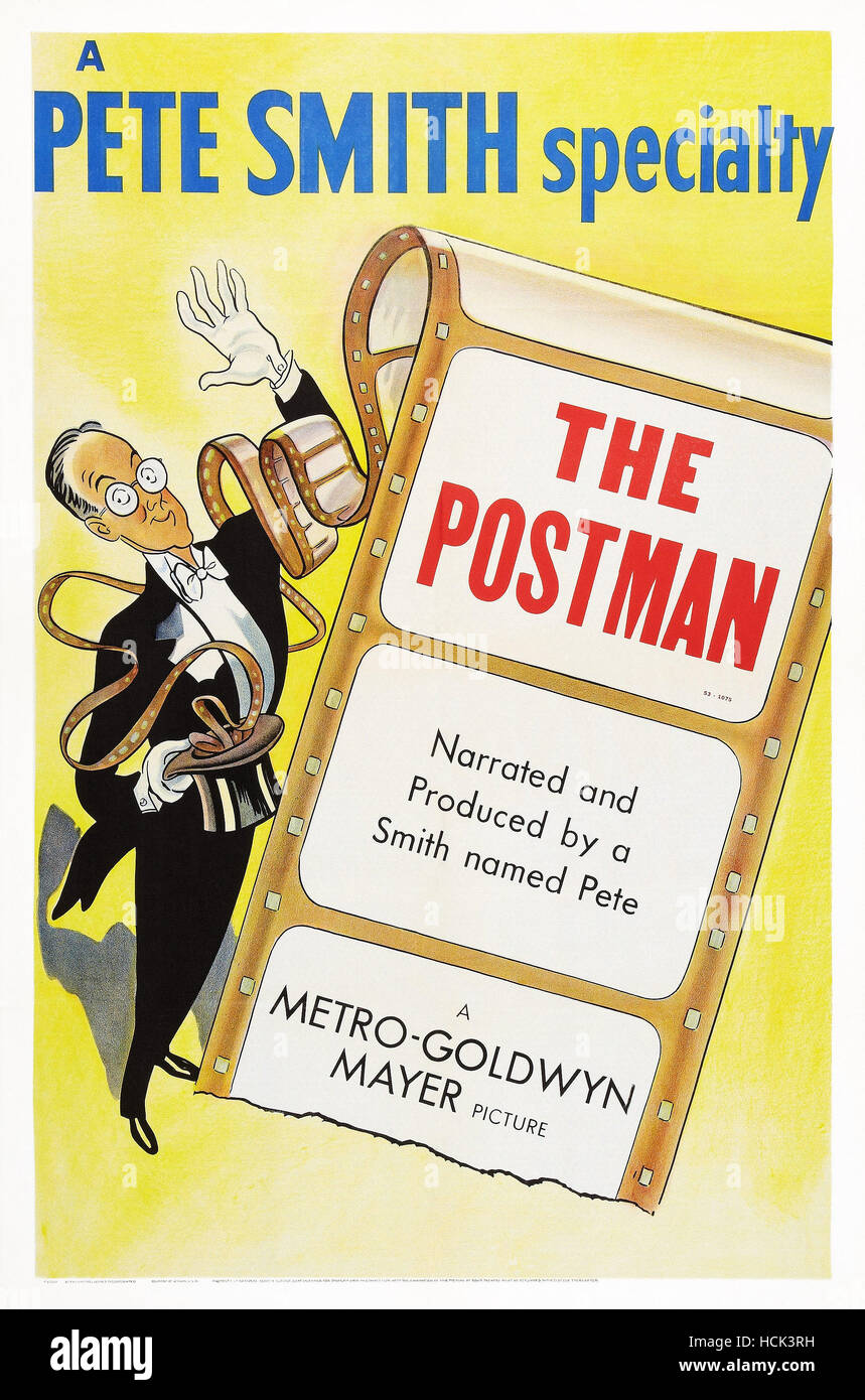 THE POSTMAN, (aka PETE SMITH SPECIALTY: THE POSTMAN), US poster art ...