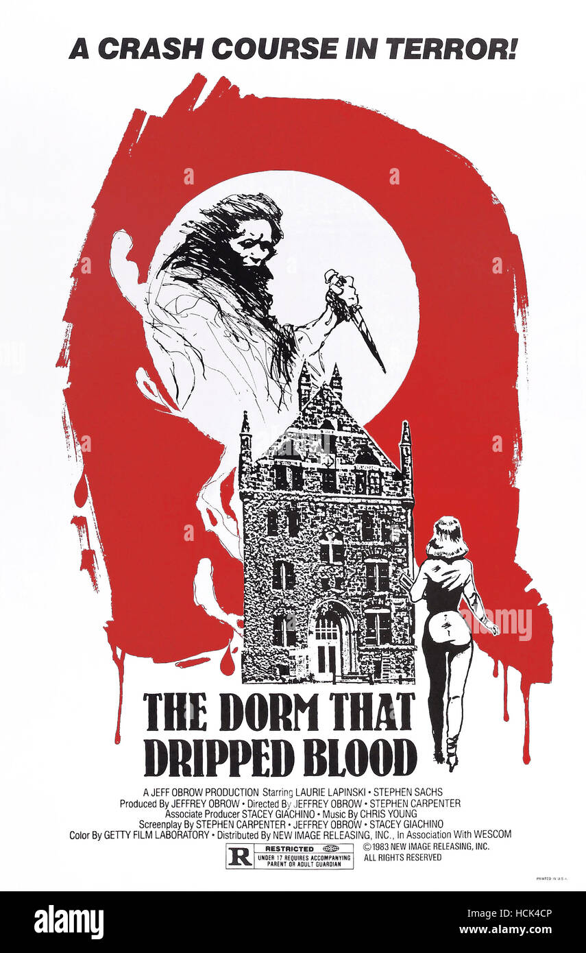 PRANKS, (aka THE DORM THAT DRIPPED BLOOD, aka DEATH DORM), US poster ...