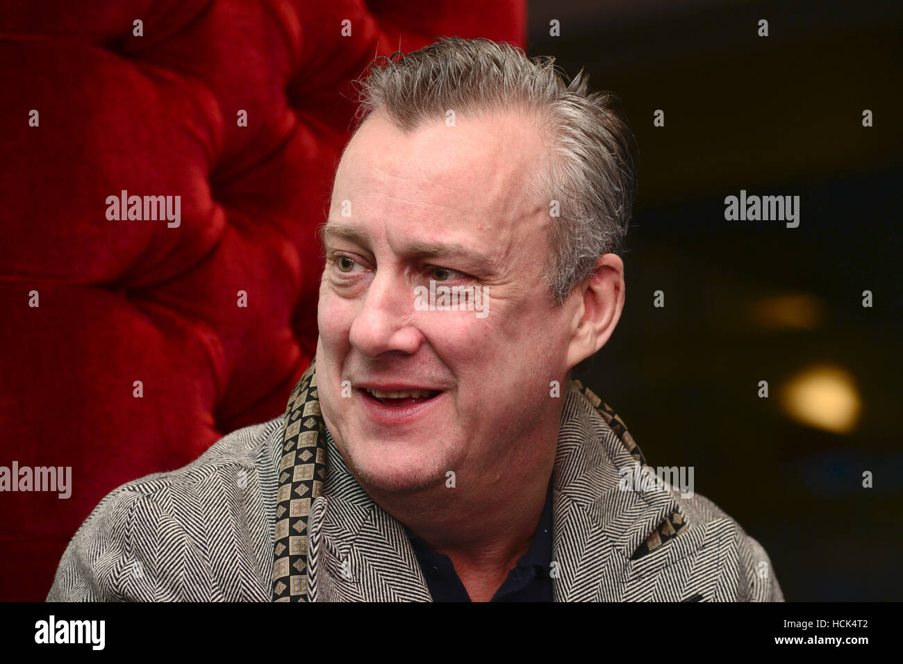 Actor Stephen Tomkinson visiting Barnsley, South Yorkshire, UK Stock ...