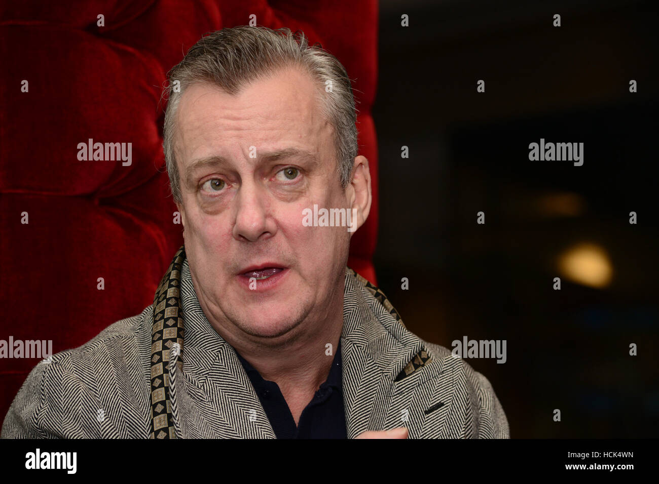 Actor Stephen Tomkinson visiting Barnsley, South Yorkshire, UK Stock ...