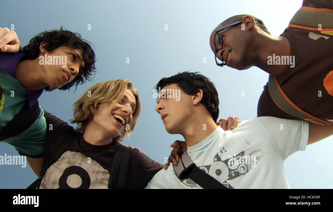 THE PRANKSTER, from left: Kunal Sharma, Danny Max, Matt Angel, Preston ...