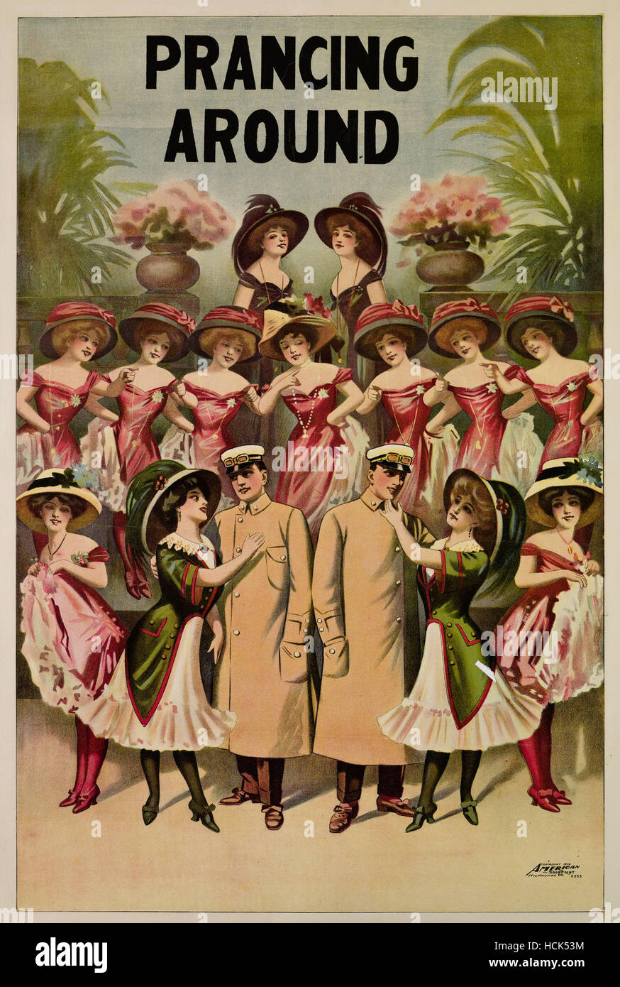 PRANCING AROUND, 1907 Stock Photo - Alamy