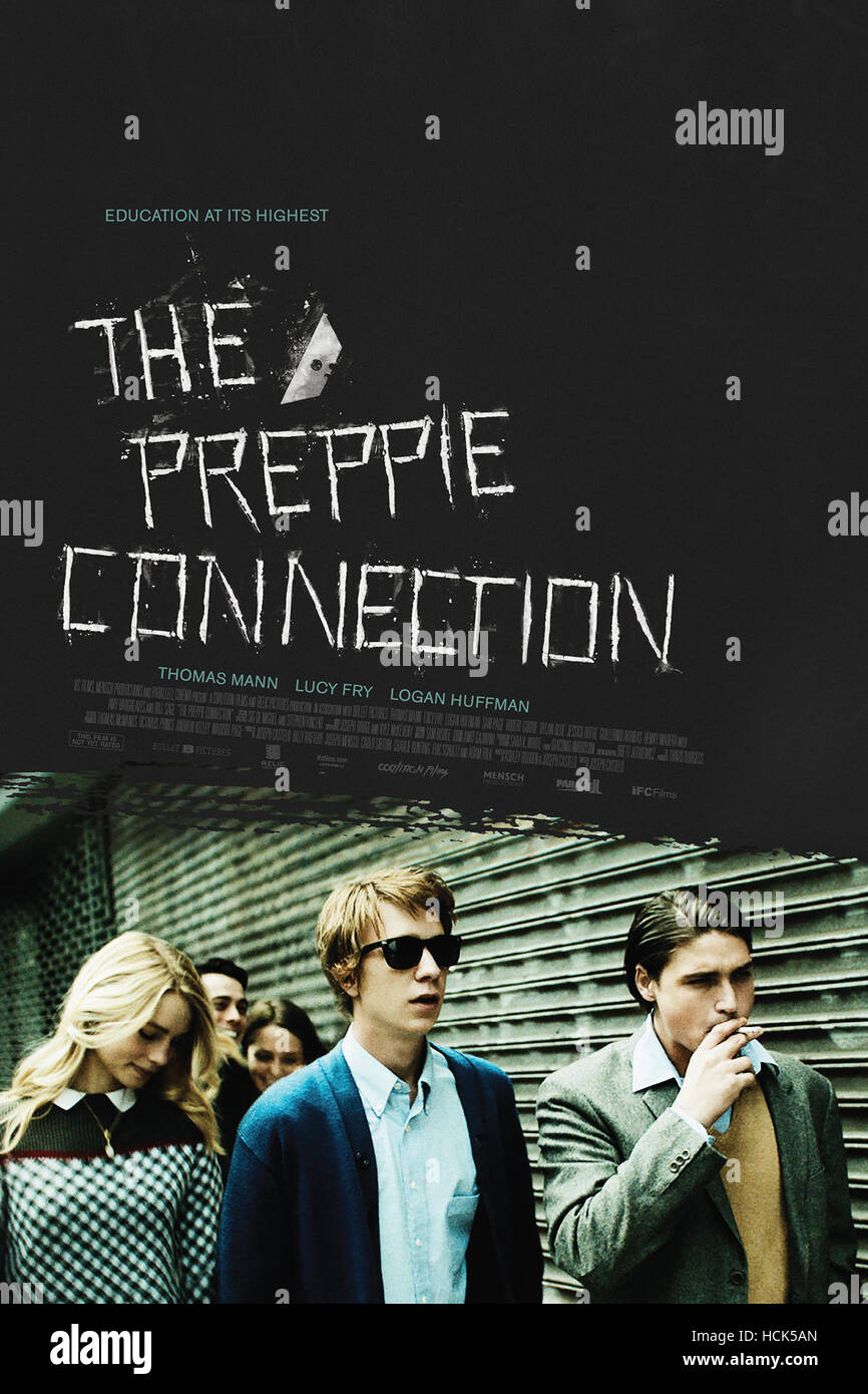 THE PREPPIE CONNECTION, US poster art, l-r: Lucy Fry, Thomas Mann ...