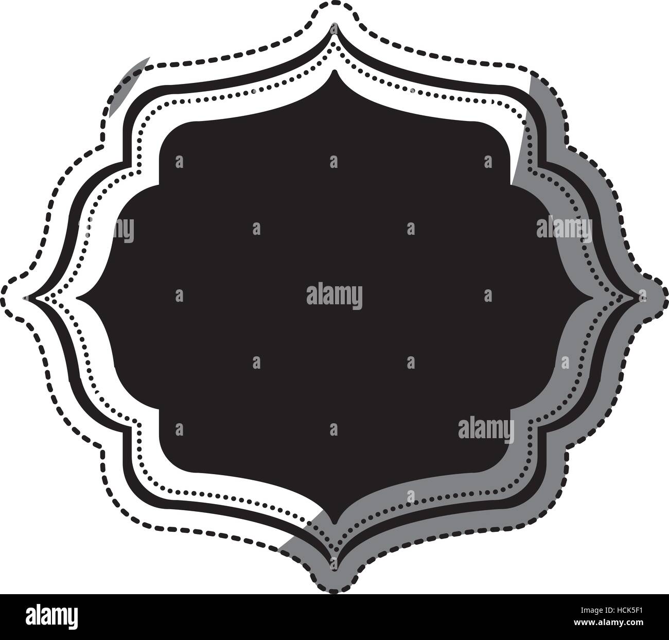 Ornamental border insignia Stock Vector Image & Art - Alamy