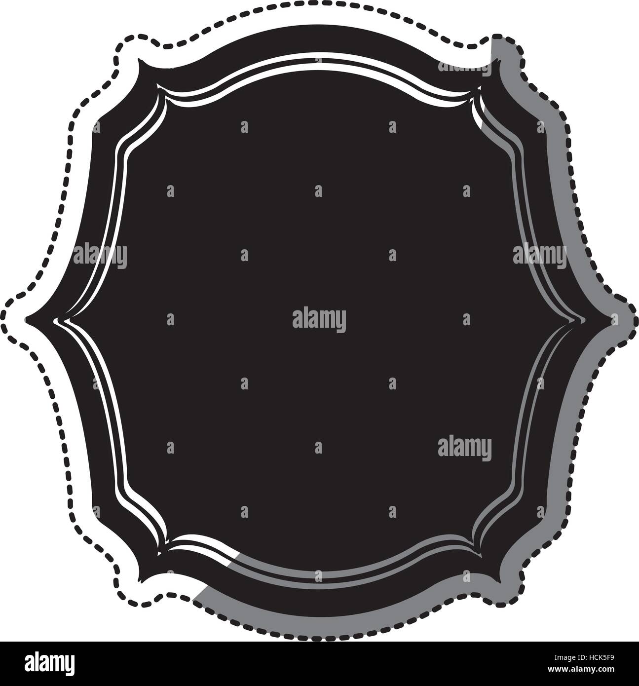 Ornamental border insignia Stock Vector Image & Art - Alamy