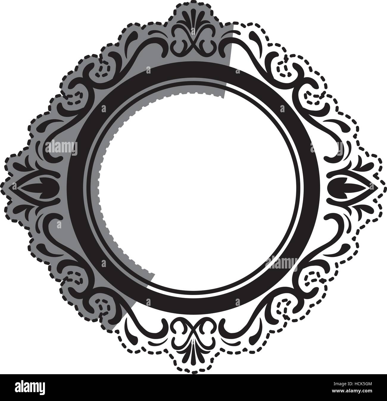 Ornamental border insignia Stock Vector Image & Art - Alamy