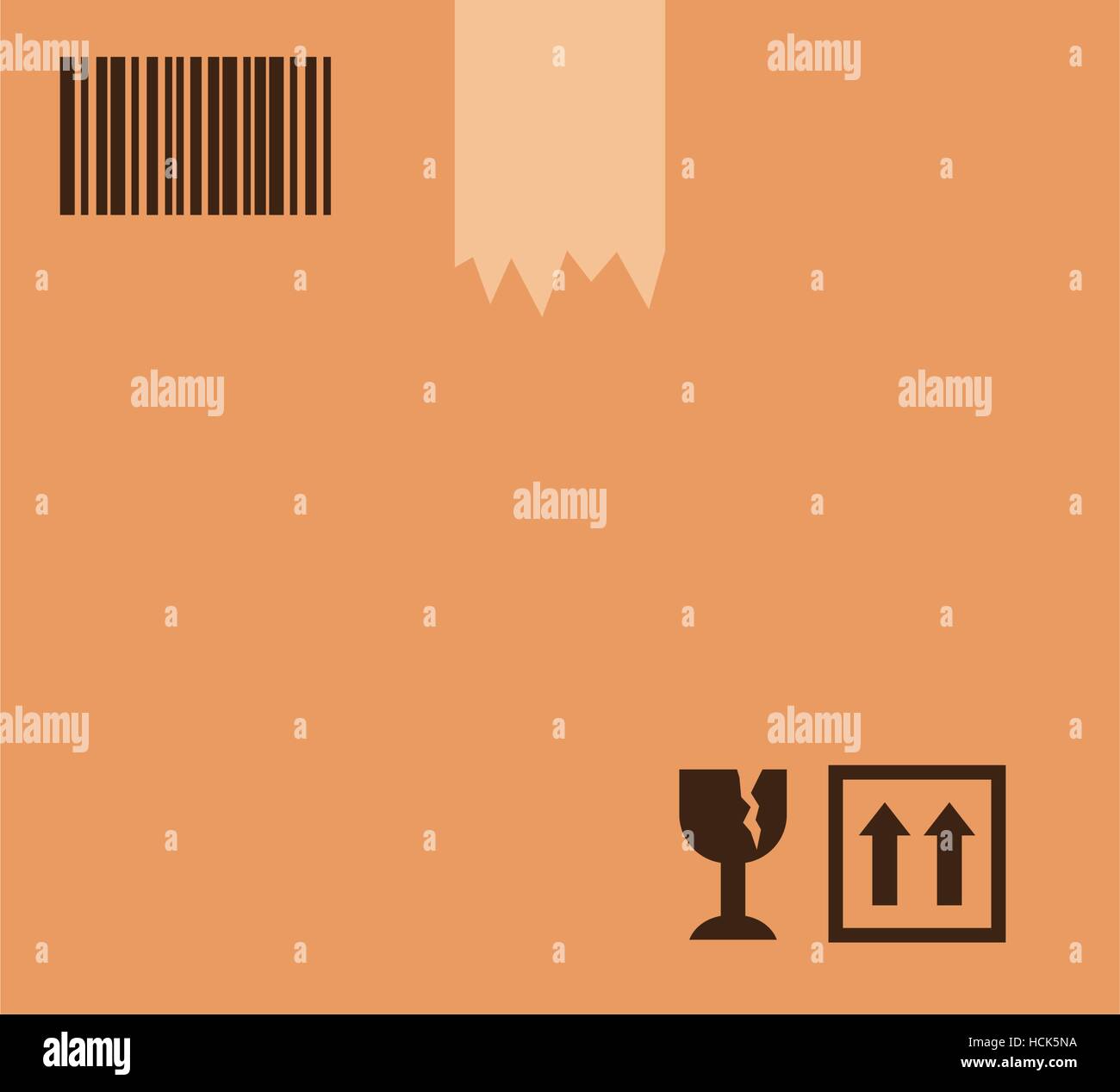 Delivery box shipping Stock Vector Image & Art - Alamy