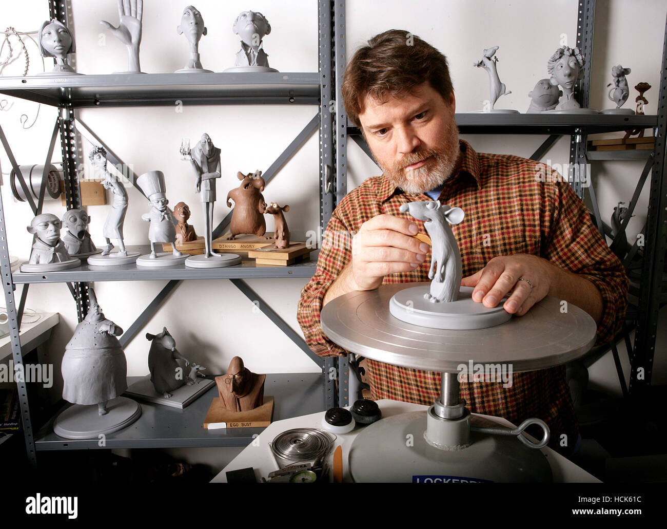 RATATOUILLE, character designer Greg Dykstra, on set, 2007. ©Walt ...
