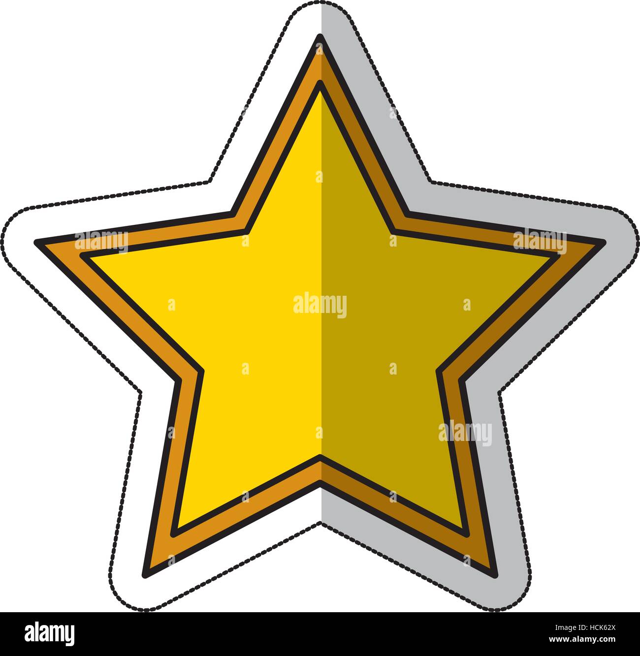 golden star award icon vector illustration design Stock Vector Image ...