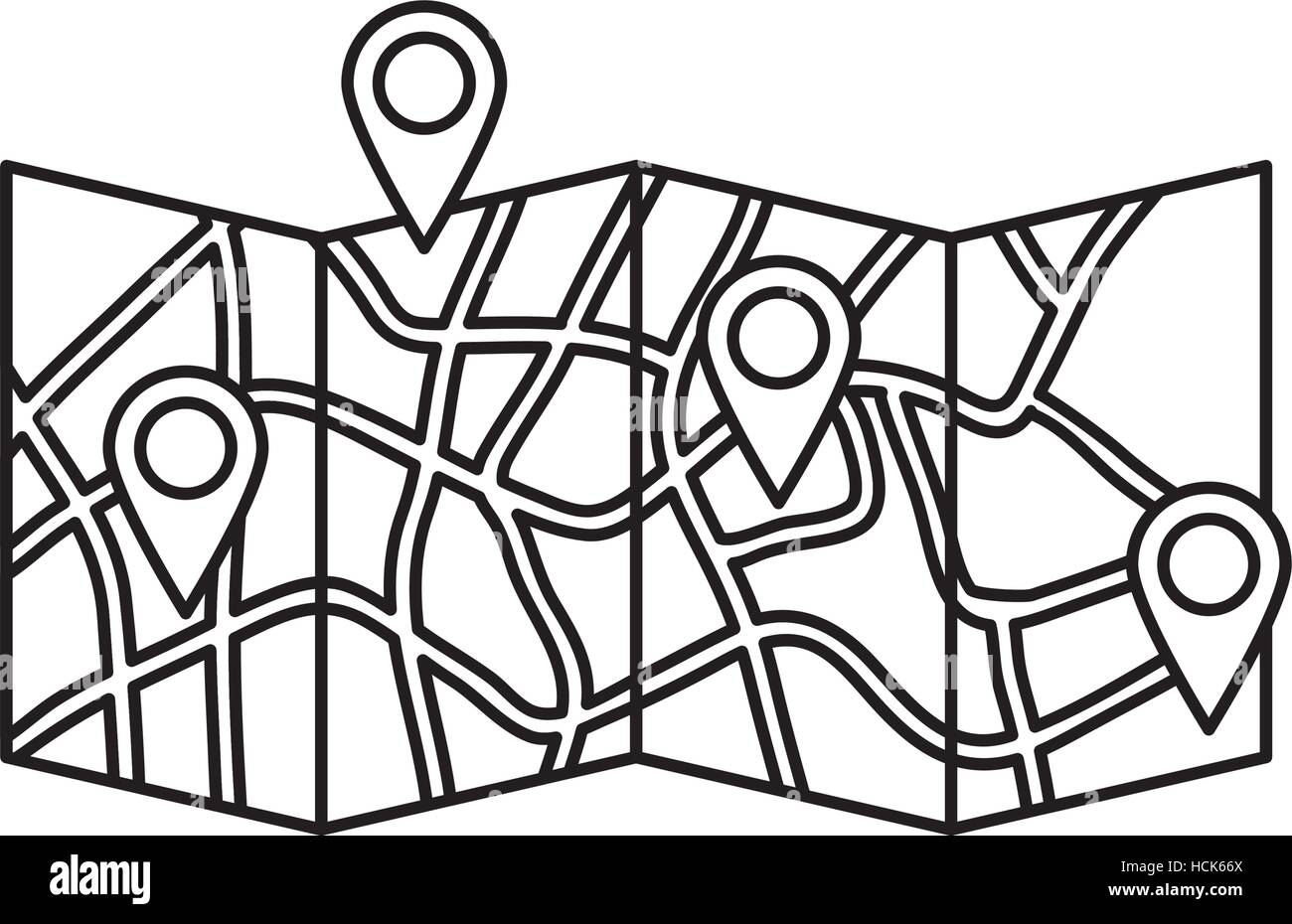 Map location marker Stock Vector Image & Art - Alamy