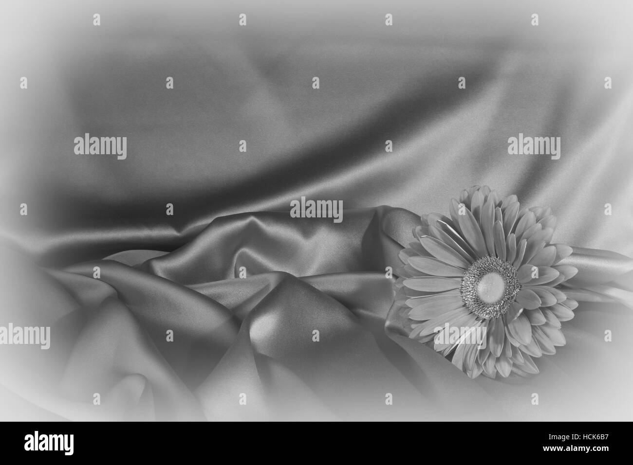 Decoration on red fabric Black and White Stock Photos & Images - Alamy