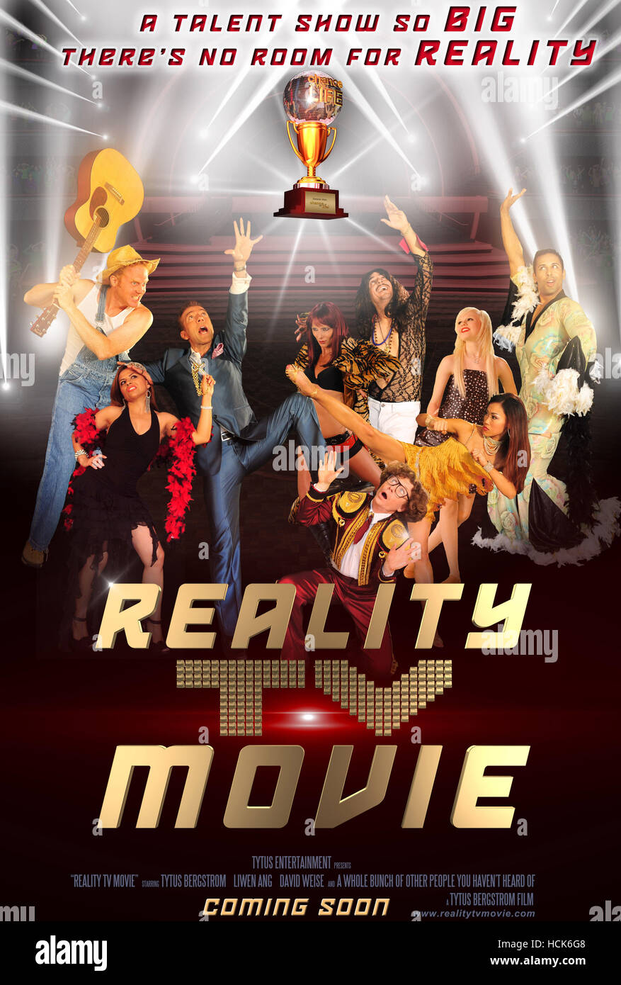 REALITY TV MOVIE, poster art, Sandy Morrisa (feather boa), David Weise ...