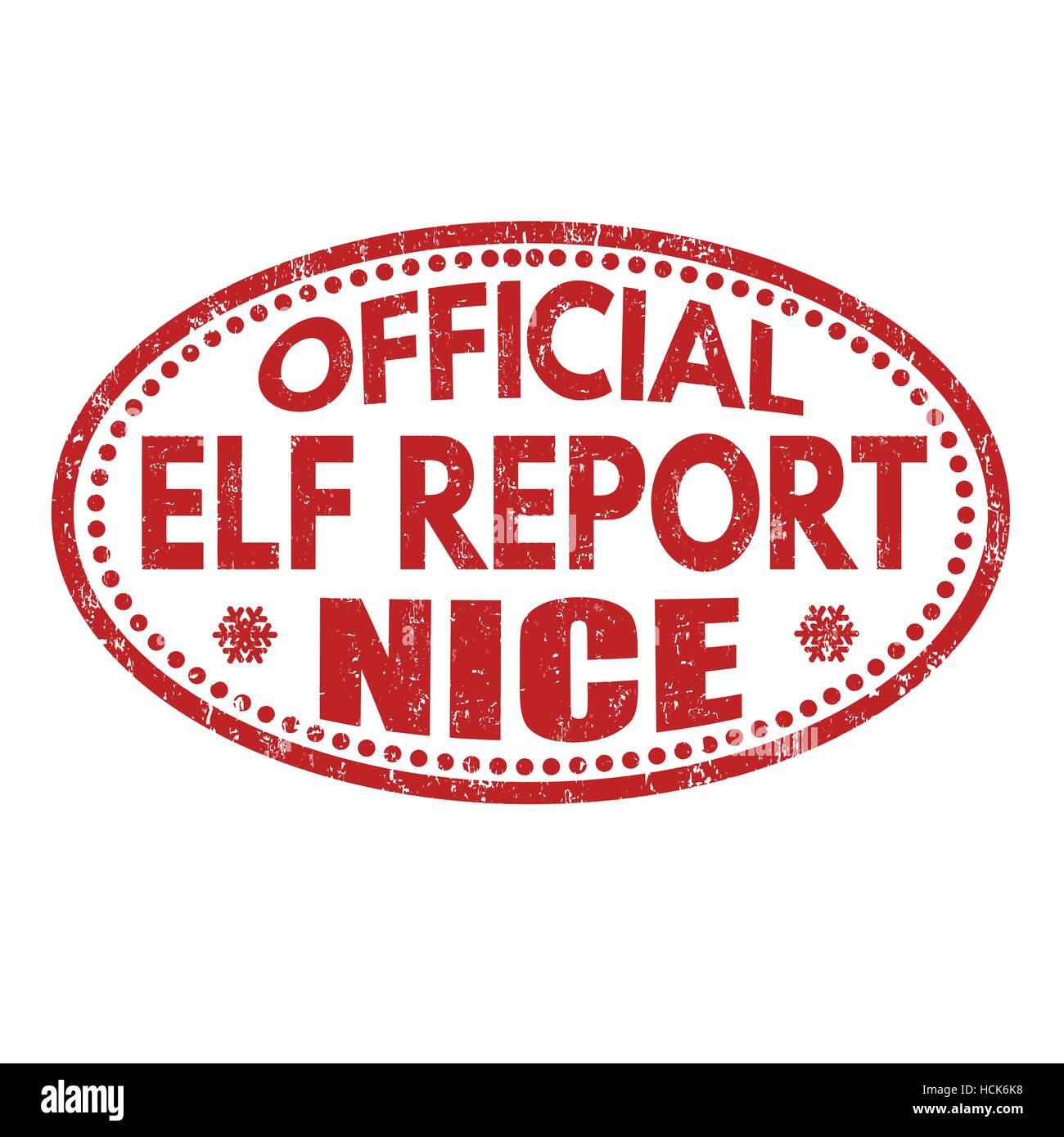 Official elf report grunge rubber stamp on white background, vector ...