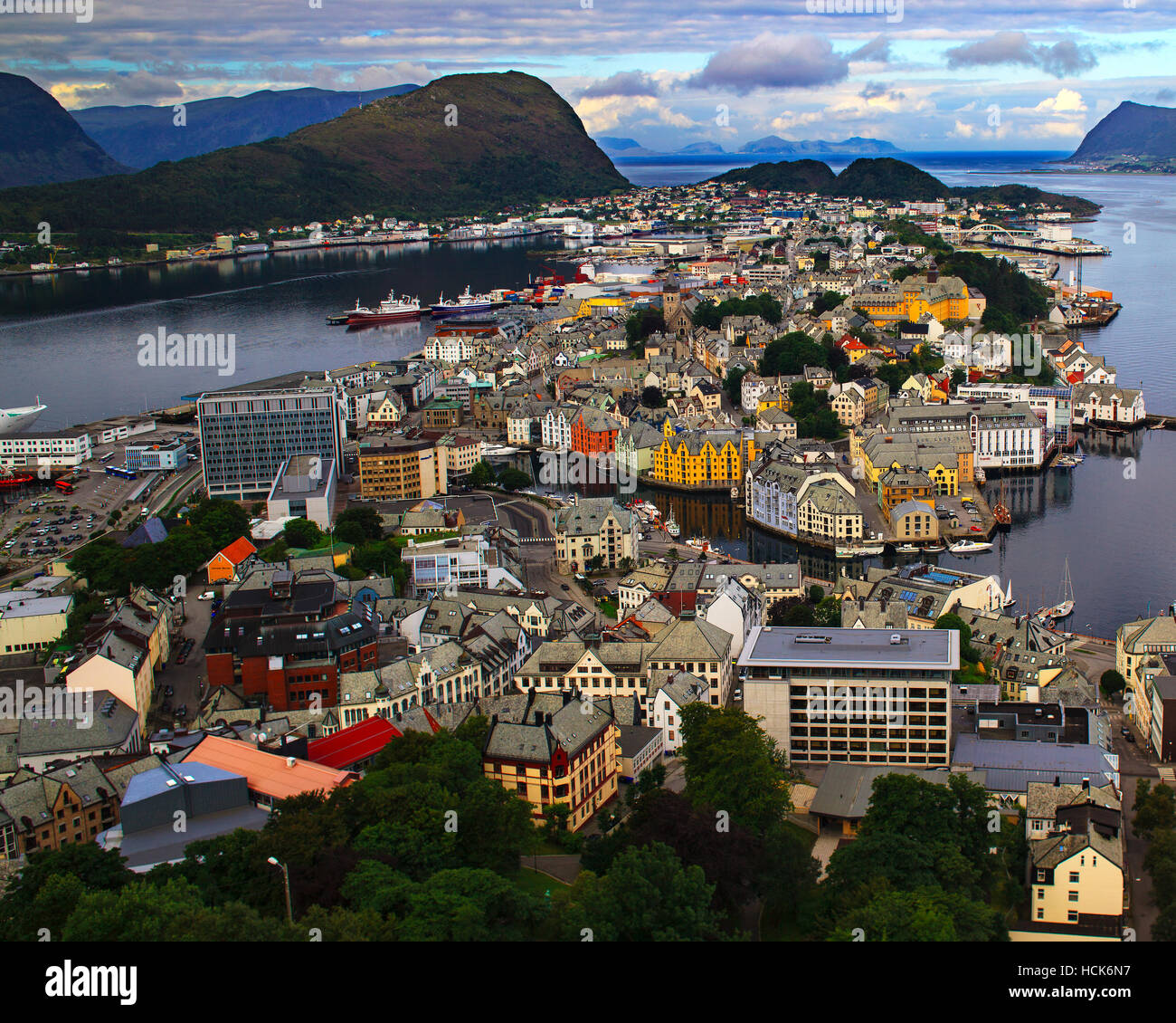 Norway landmarks hi-res stock photography and images - Alamy